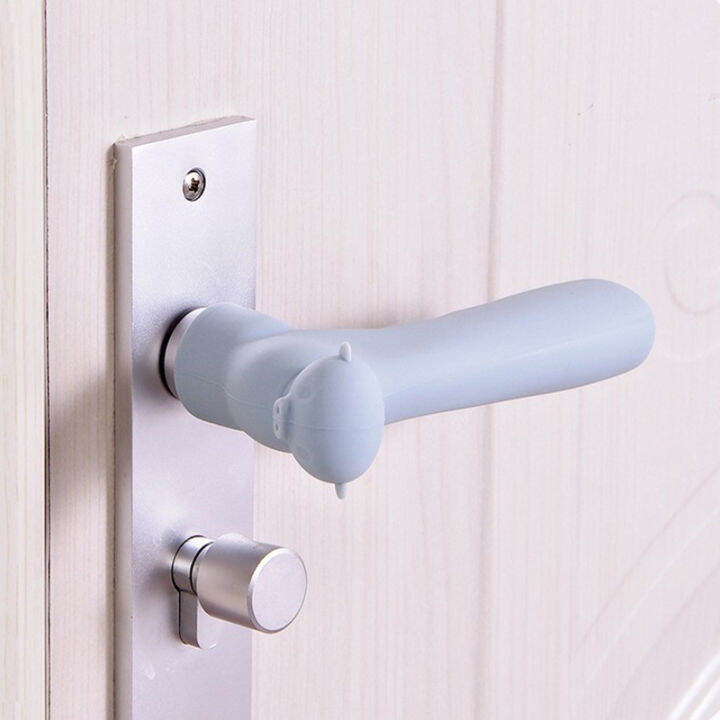 Silicone door handle protective cover anti-collision mute door handle ...
