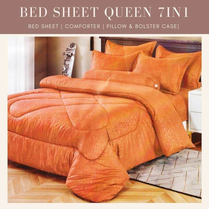 CADAR QUEEN ENGLISH STYLE FITTED (7in1) | Lazada