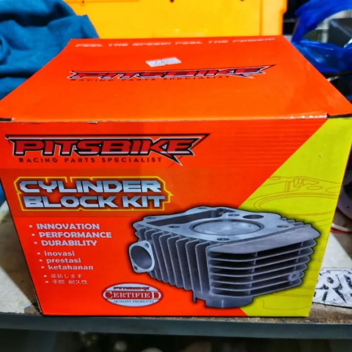 block PITSBIKE CYLINDER BLOCK SET STEEL BORE KIT 57MM 54MM XRM125 RS125 ...