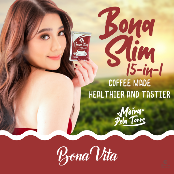 BONASLIM 15 in 1 Slimming Coffee 1 Box (10 Sachets) | Lazada PH