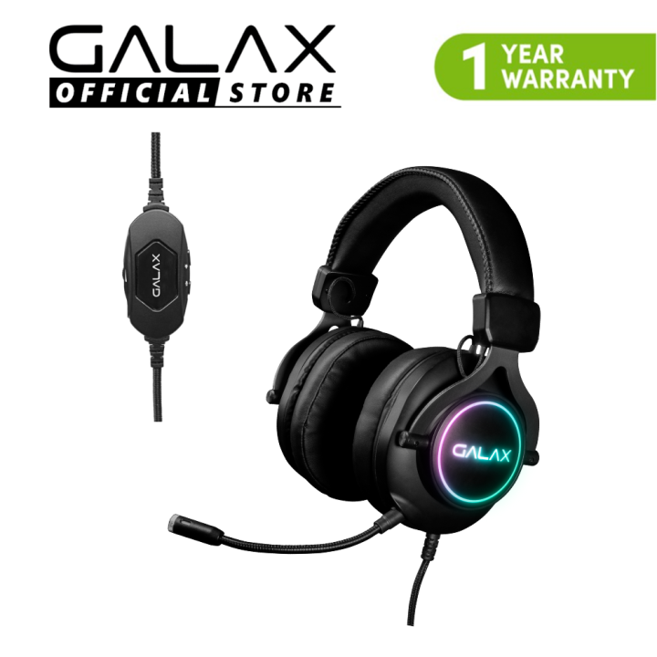 GALAX Gaming Headset (SONAR-03) USB 7.1 Channel RGB | Lazada PH
