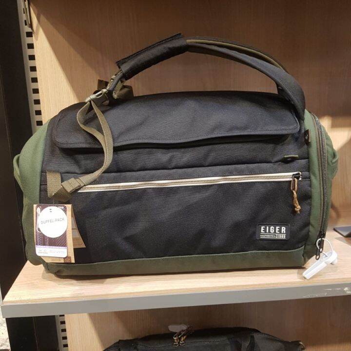TAS DUFFLE EIGER Z WANDERHAUL DUFFEL PACK 40L - BLACK | Lazada Indonesia