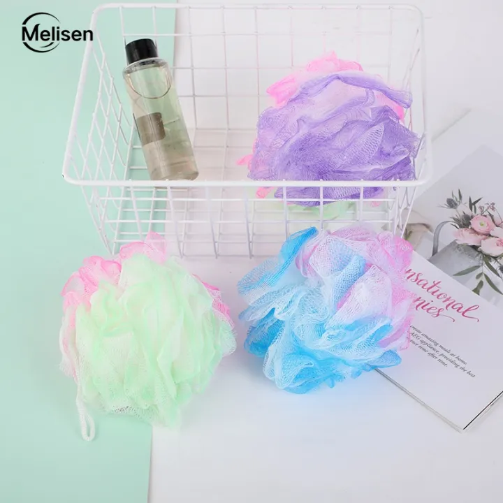 Bath Sponge Body Cleaning Ball Shower Bath Pouf Balls Sponge for ...