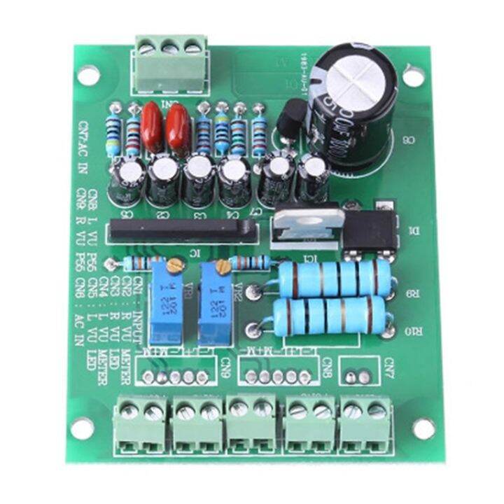 DC 9-12V VU Level Audio Meter Driver Board DB Level Meter Amplifier IC ...