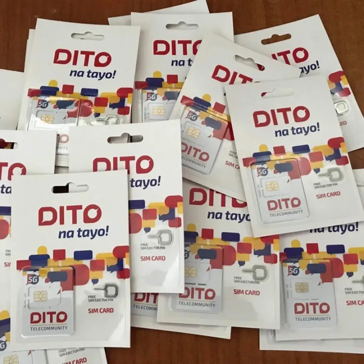 DITO Sim Card Fresh And Sealed DITO Sim Free 3GB Of Data Upon ...