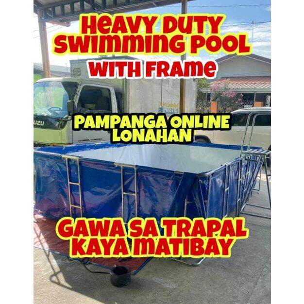 GHY-4x6x2ft S200 Trapal Swimming Pool Heavy Duty with Frame / Tolda ...