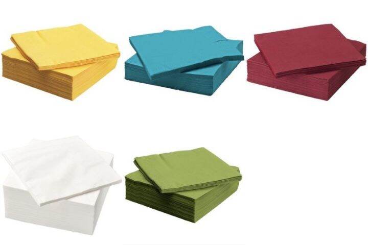IKEA FANTASTISK Paper Napkin Tissue Paper (40x40cm) | Lazada