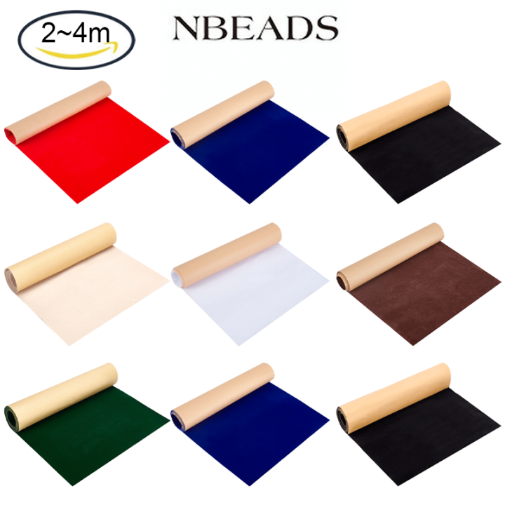 Nbeads 2-4 m Self Adhesive Velvet Flocking Fabric for Jewelry Drawer ...
