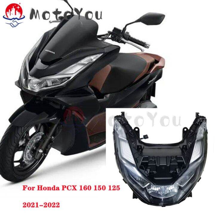 Fit For HONDA PCX150 PCX125 PCX160 2021 2022 Motorcycle Accessories Headlight Headlamp PCX 160 ...