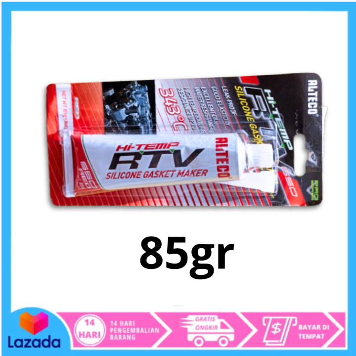 Alteco Threebond RTV Red Lem Gasket 85 gram Lem Gasket Silicone Hi TEMP 343°C MSA | Lazada Indonesia