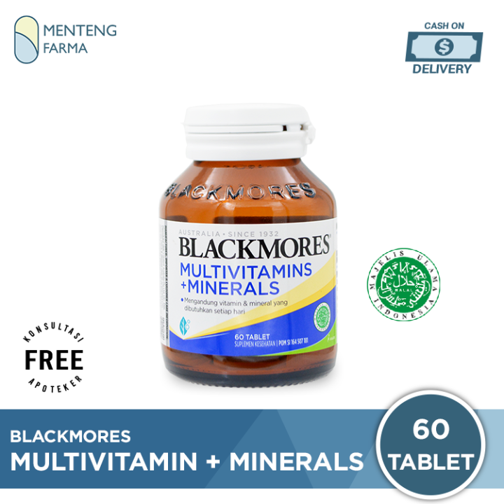 Blackmores Multivitamin & Minerals - Isi 60 Tablet | Lazada Indonesia