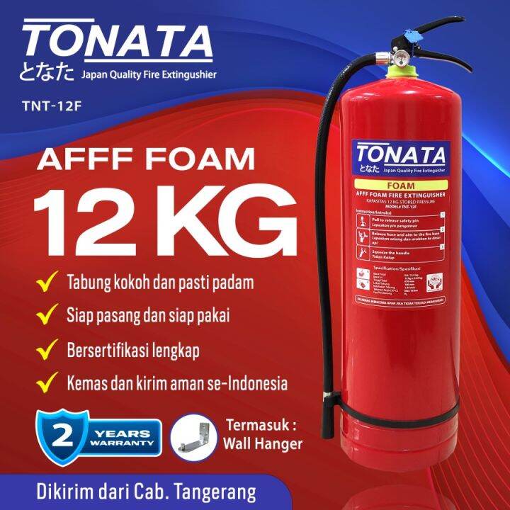 APAR 12KG TONATA / FOAM 12 KG / Set Komplit | Lazada Indonesia