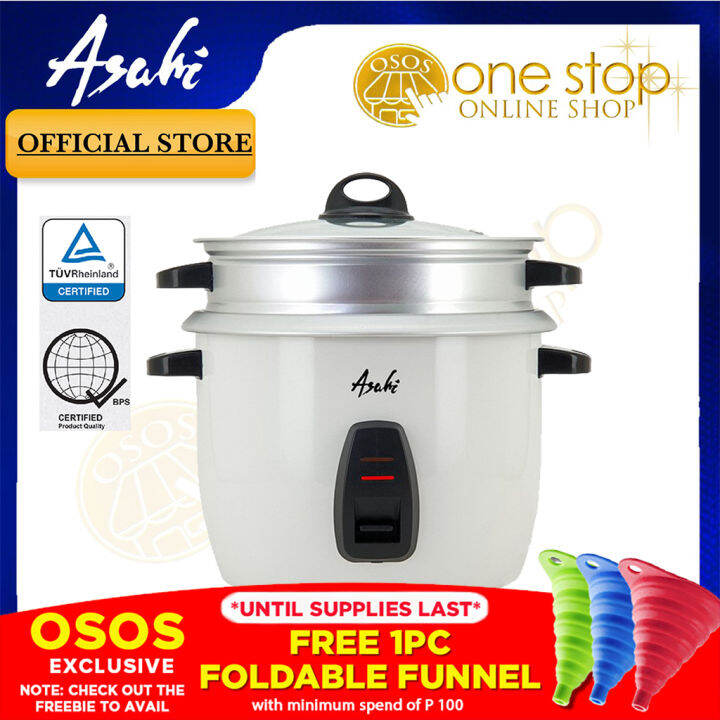 ASAHI Original 1.5L 8 Cups Rice Cooker Non-Stick Cooker with Steamer RC ...