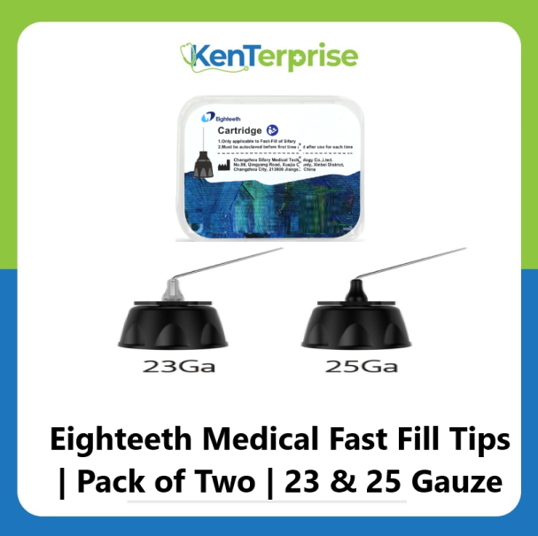 Eighteeth Medical Fast Fill Tips | Pack of Two | 23 & 25 Gauze | Lazada PH