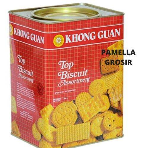 BISKUAT NISSIN KHONG GUAN TOP EKONOMI KALENG 1700GR | Lazada Indonesia