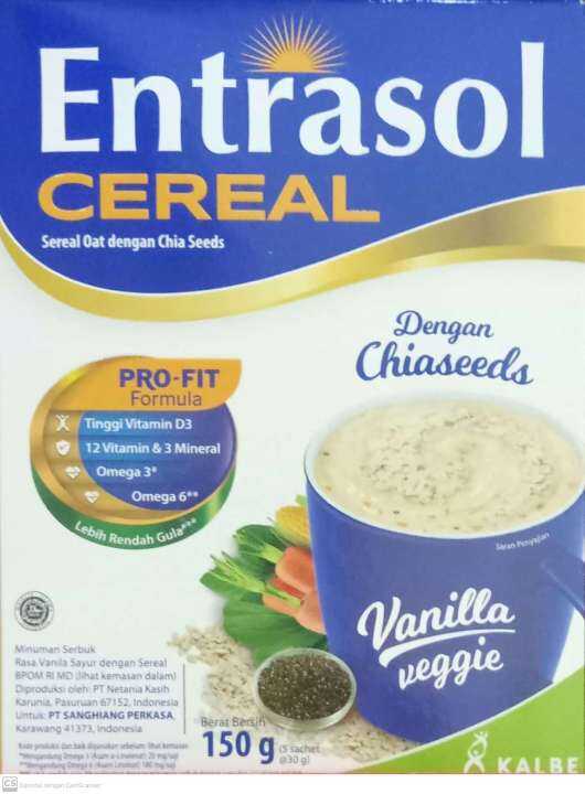 Entrasol Cereal 150G PRO-FIT / Entrasol Cereal Minuman Serbuk ...