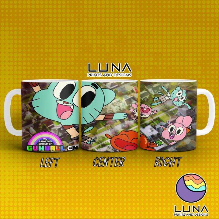The Amazing World of Gumball Cartoon Mug Collection- The Luna Merch ...