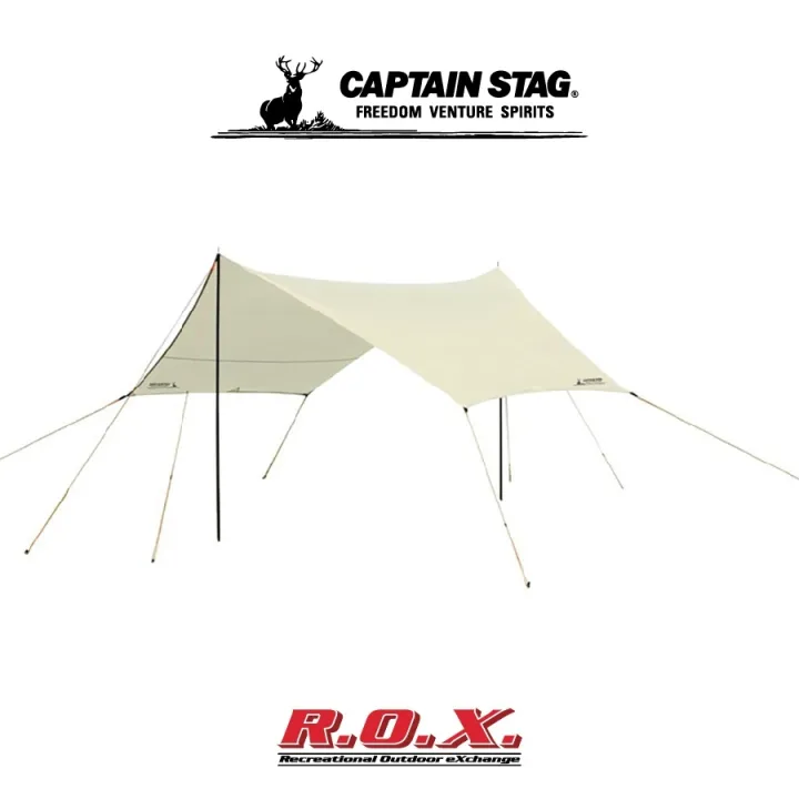 CAPTAIN STAG CS CLASSICS HEXAGON TARP UV ทาร์ปกันแดดกันฝน ฟลายชีท ...