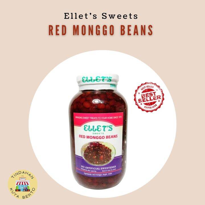 Ellet’s Sweets Red Monggo Beans 1000grams | Lazada PH