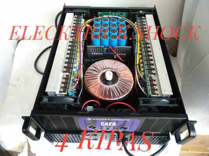 Power Amplifier Soundstandard Ca20 Ca 20 4 Kipas Body Panjang | Lazada ...