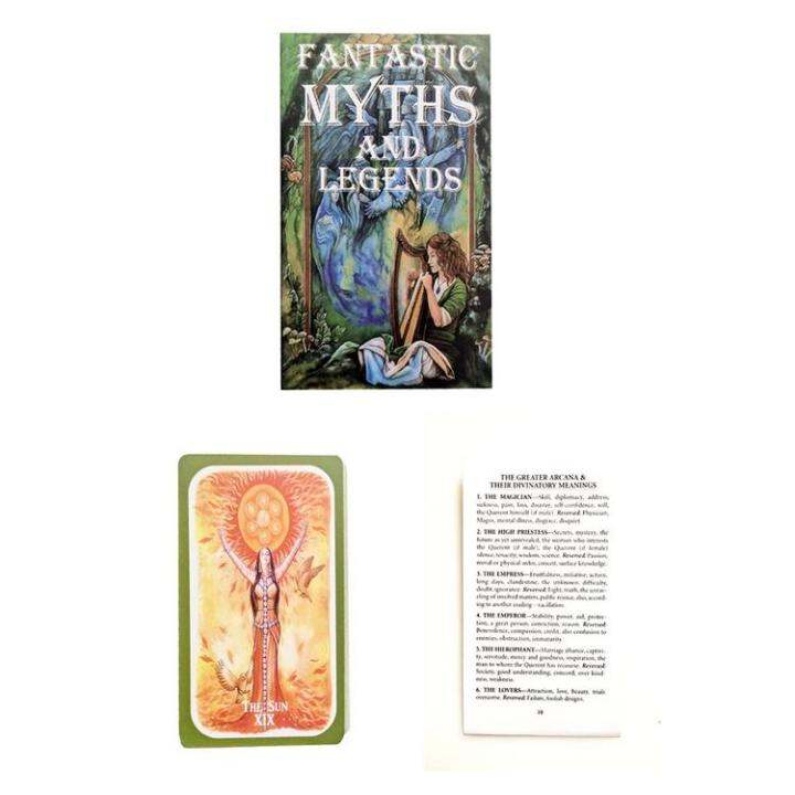 New Tarot Fantastic Myths And Legends Light Tarot Cards Divination ...