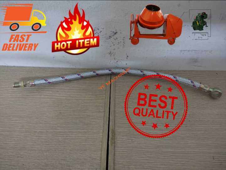 READY STOCK Concrete mixer 7T Mesin bancuh simen India Petter Av1 Fuel ...