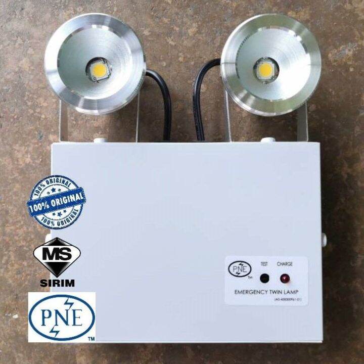 SIRIM + READY STOCK PNE TEL 30 LED (2 x 3W) Self-Contained Emergency ...