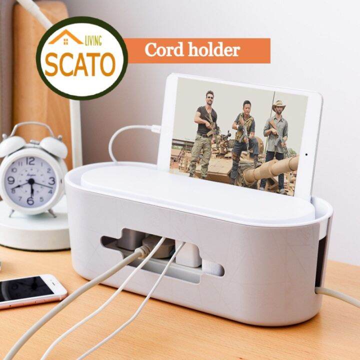 Factory sales promotion Scato Cable Management Box Hide Wires and Surge ...