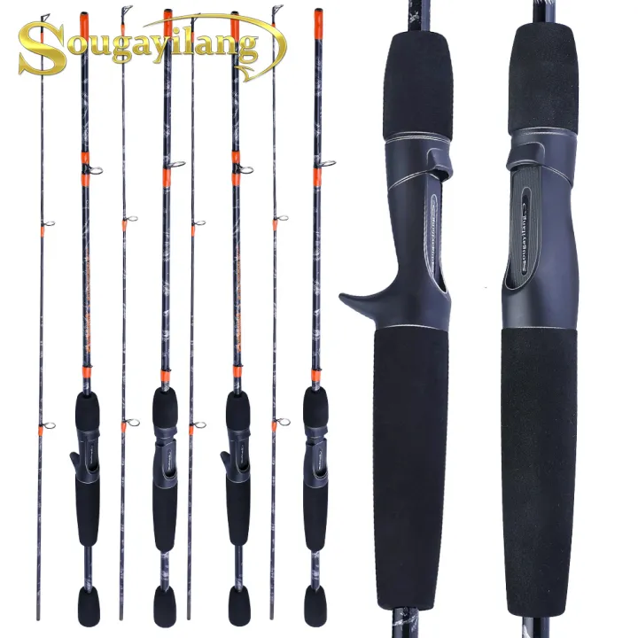 Sougayilang Travel Fishing Rods 2 Sections 5Ft Spinning Casting Fishing ...