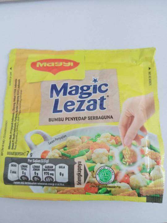 Maggi Magic Lezat 7g x 6 Sachet/Bundle/ Halal Seasoning from Maggi ...