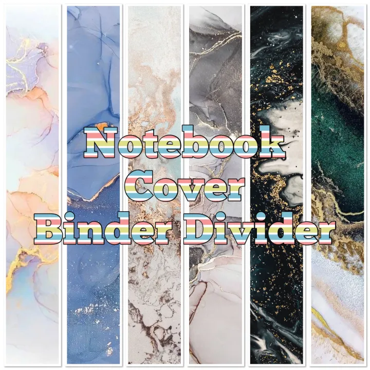 B5/A5/A6/A7 Binder Divider 26/20/6 Holes | Notebook Cover Theme | Lazada PH