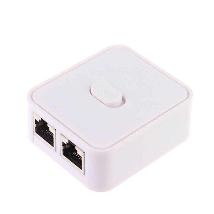 Witkitty 2 Port Gigabit Network Switch Rj45 Cat 5 6 Lan Hub Network Switch Box Selector Power