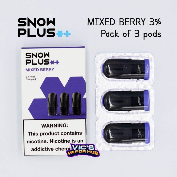 SnowPlus Mixed Berry 3.0 Pack Flavor Pods 3 | Lazada PH