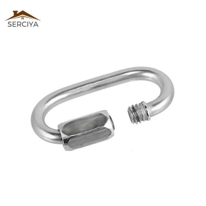 Serciya 3.5mm 316 Stainless Steel Chain Quick Link Marine Grade ...