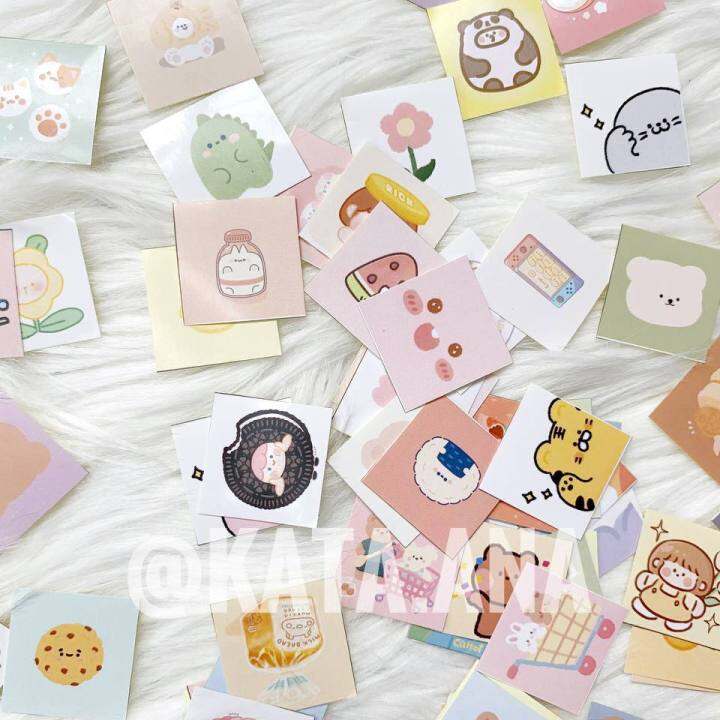 STICKER MINI STIKER SEGEL STICKER AESTHETIC TUMBLR STIKER MINI KAWAI ...