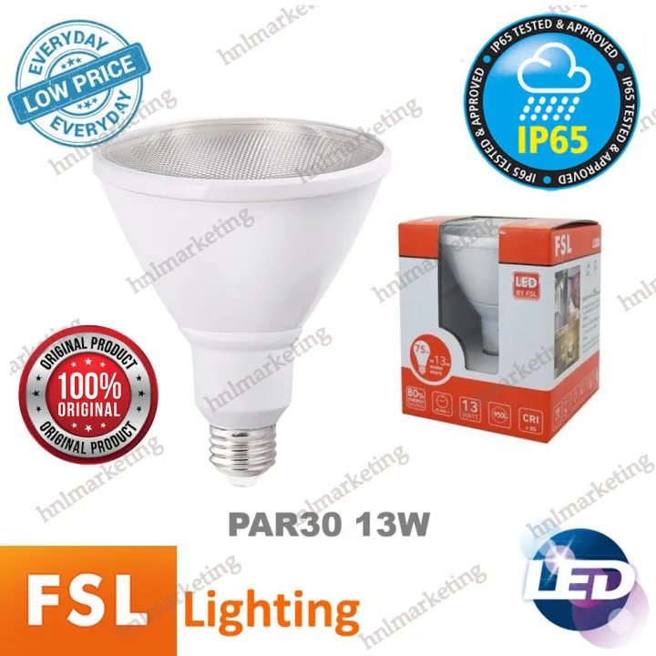 FSL 13W PAR30 LED SPOT LIGHT E27 OUTDOOR WEATHER PROOF | Lazada