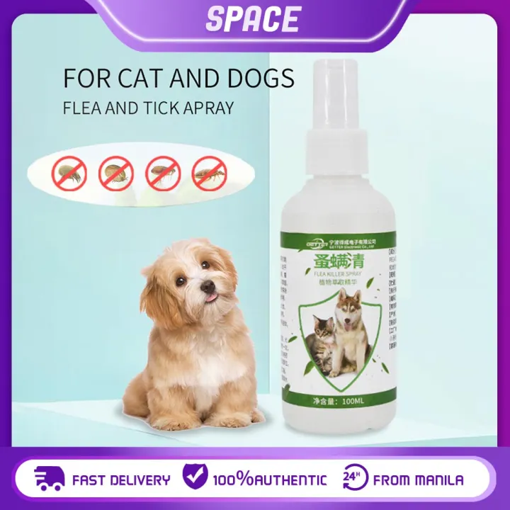 Ticks & Fleas Remover Spray for Dog Tick & Flea Killer Spray for Cat ...