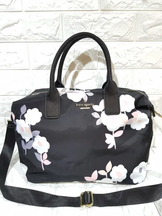 Kate Spade NY Floral Print Lovable Weekender Lyla Bag - Black | Lazada PH