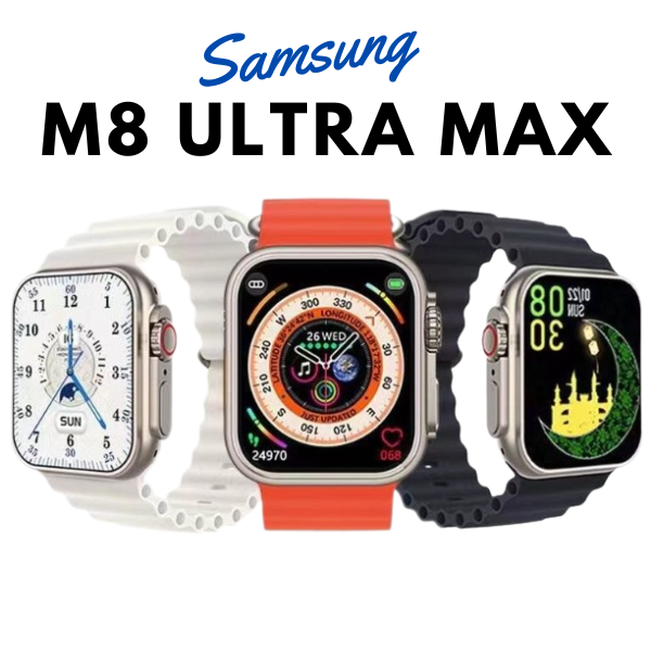 【พร้อมสต็อก🎉🎊】M8 Ultra Max หน้าจอสมาร์ทวอทช์ Sports Watch IP67 กันฝุ่น ...