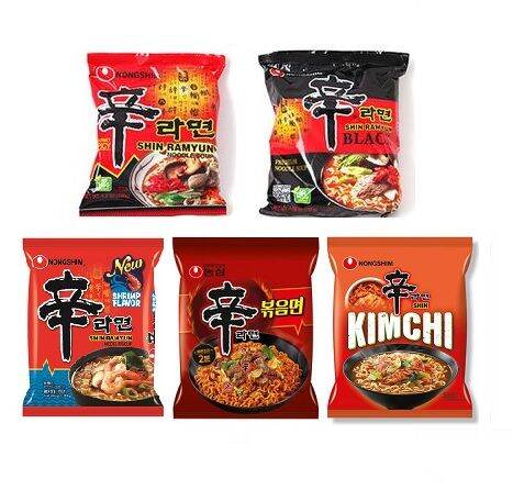SHIN RAMYEON SHIN RAMEN FLAVORS: SHIN ORIGINAL/SHIN BLACK/SHIN RED ...