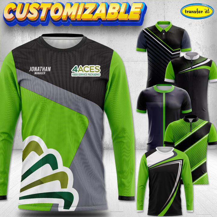 Transfer It Personalized FULL SUBLIMATION Green Design/Color Company ...