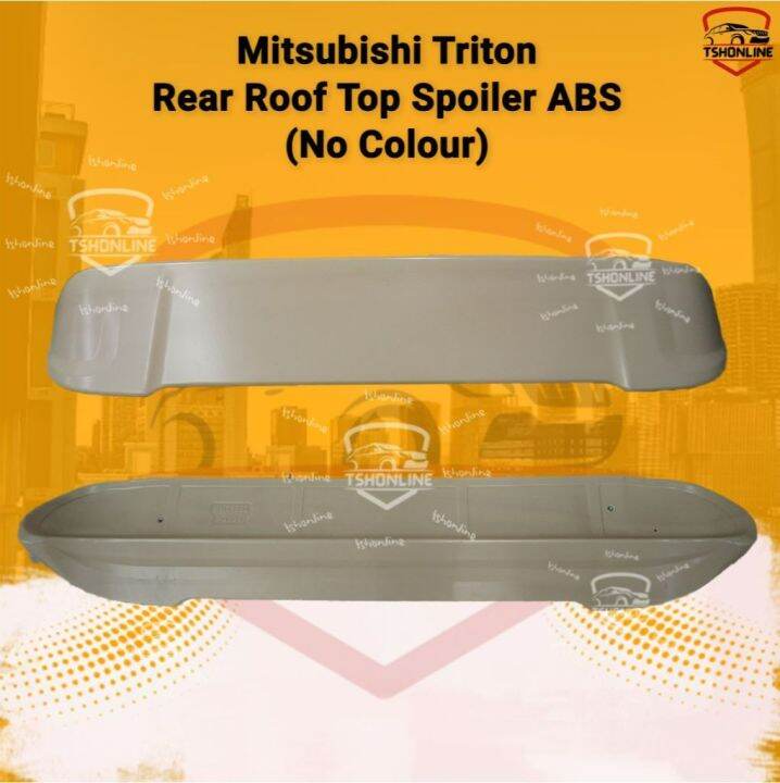 Mitsubishi Triton L200 2015-2022 Rear Roof Top Spoiler (No Colour) ABS ...