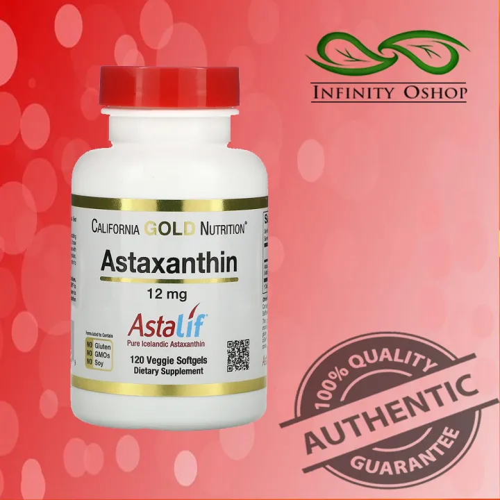 California Gold Nutrition, Astaxanthin, Astalif 12 mg, 120CT | Lazada PH