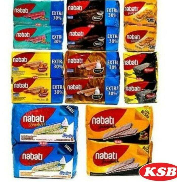 【37g-40g X 10 pcs】Nabati Wafer Biscuit | Lazada