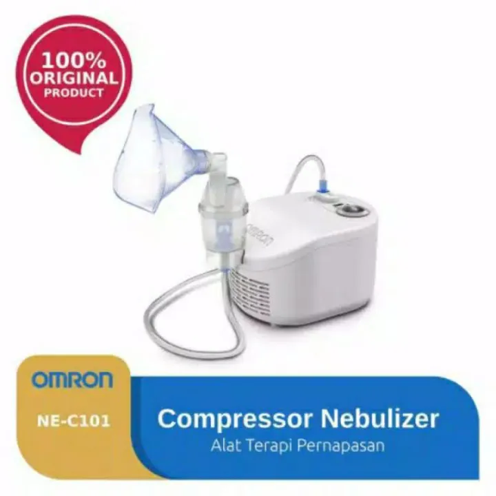 Compressor Nebulizer OMRON NE-C101 ORIGINAL 100% / Garansi Resmi OMRON 2 Tahun / Nebul Asma ...