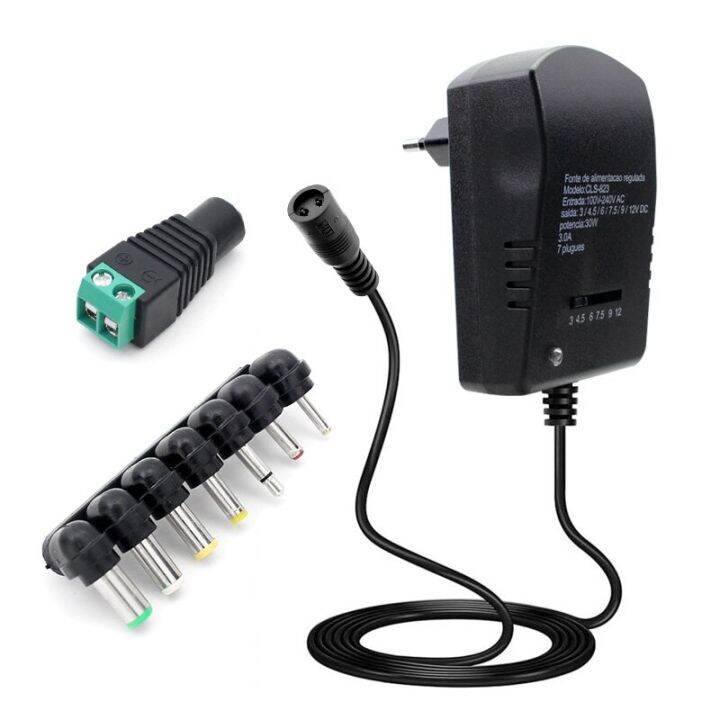 Universal Source 12V Volt Power Supply Adjustable Transformer AC 220V ...