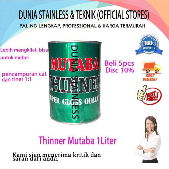 Thinner Mutaba 1 Liter | Lazada Indonesia