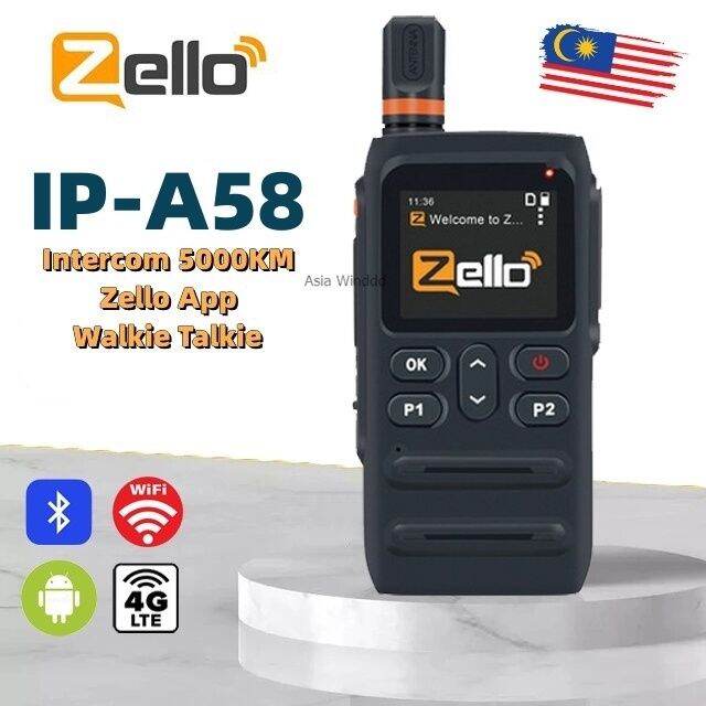 Zello Walkie Talkie IP-A58 zello app kencen jx700 walkie talkie 5000km ...