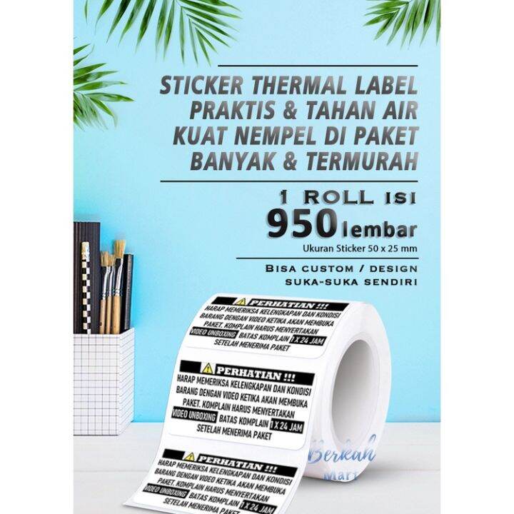 STIKER LABEL TERBANYAK DAN TERMURAH VIDEO UNBOXING / VIDEO BUKA PAKET ...
