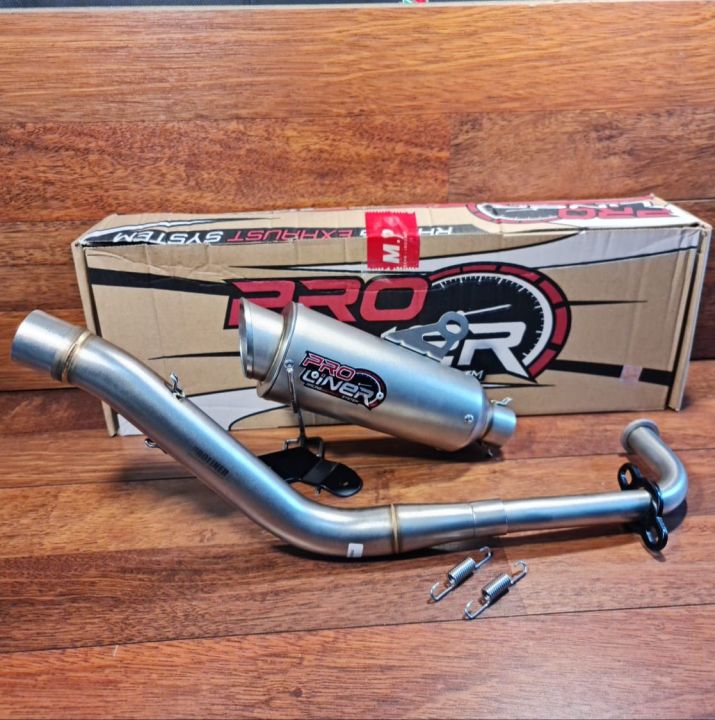 (PROLINER) NMAX OLD - KNALPOT RACING FULL SYSTEM LEHERAN DAN SILENCER ...